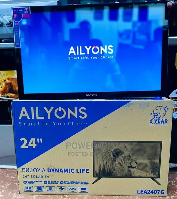 Ailyons 24″Inch LED TV Double Glass – Kariakoo Mall